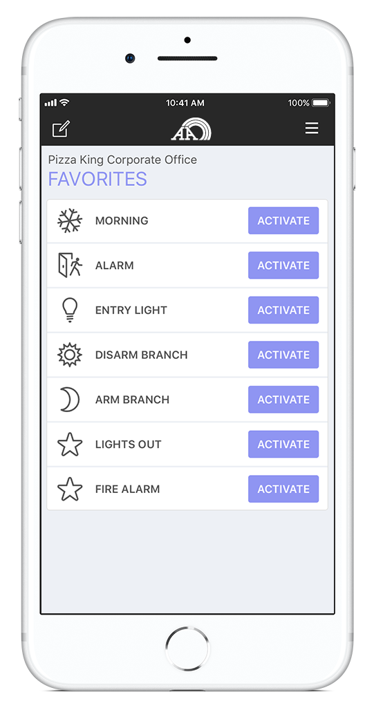 Control – Advance Alarms